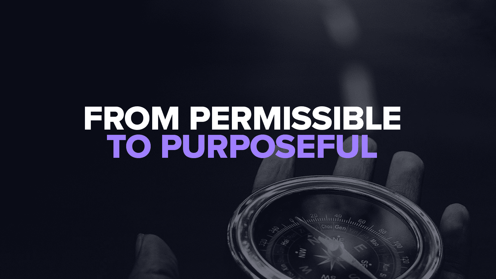 FESTIVE ROAD | From Permissible To Purposeful